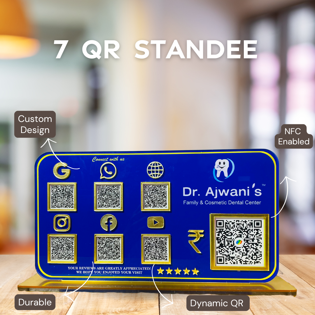 7 QR Standee – Bharattapp