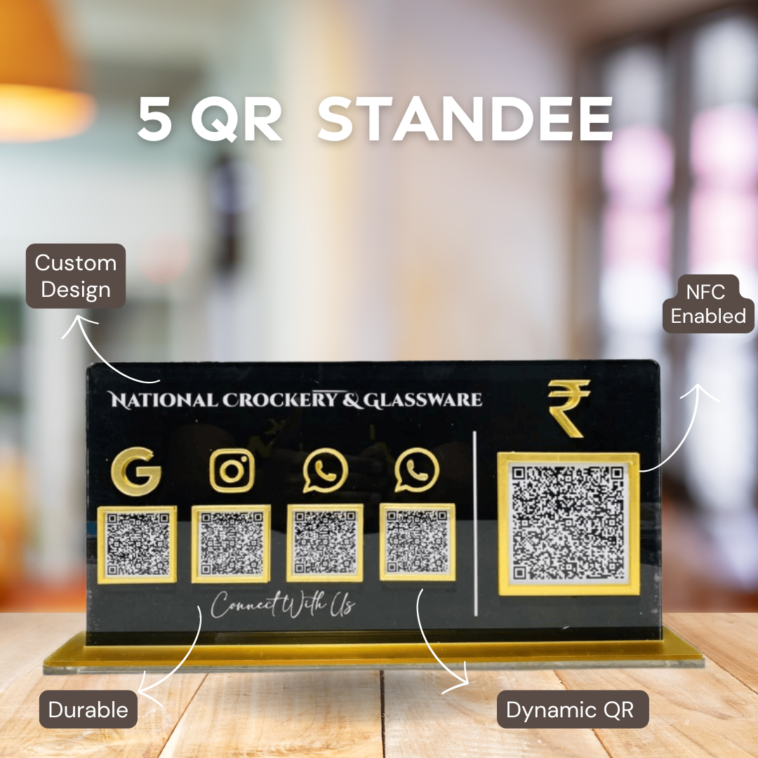 5 QR Standee – Bharattapp