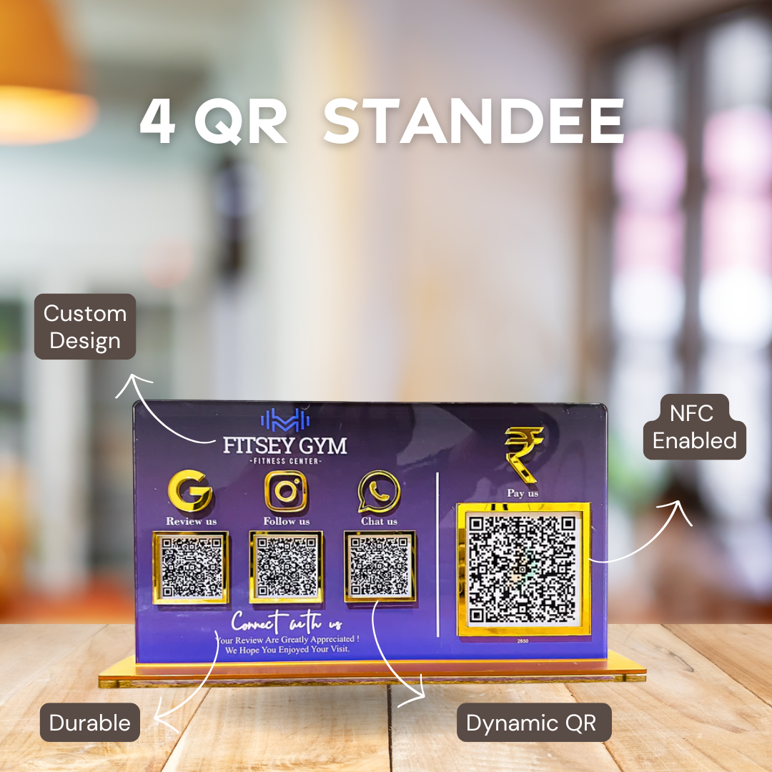4 QR Standee – Bharattapp